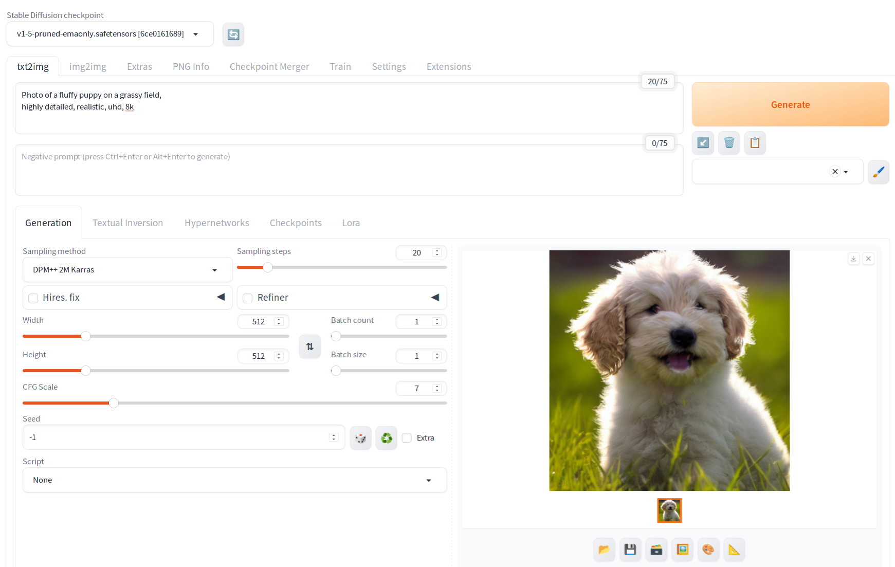 How to use text to image in Automatic1111 – howtosd.com